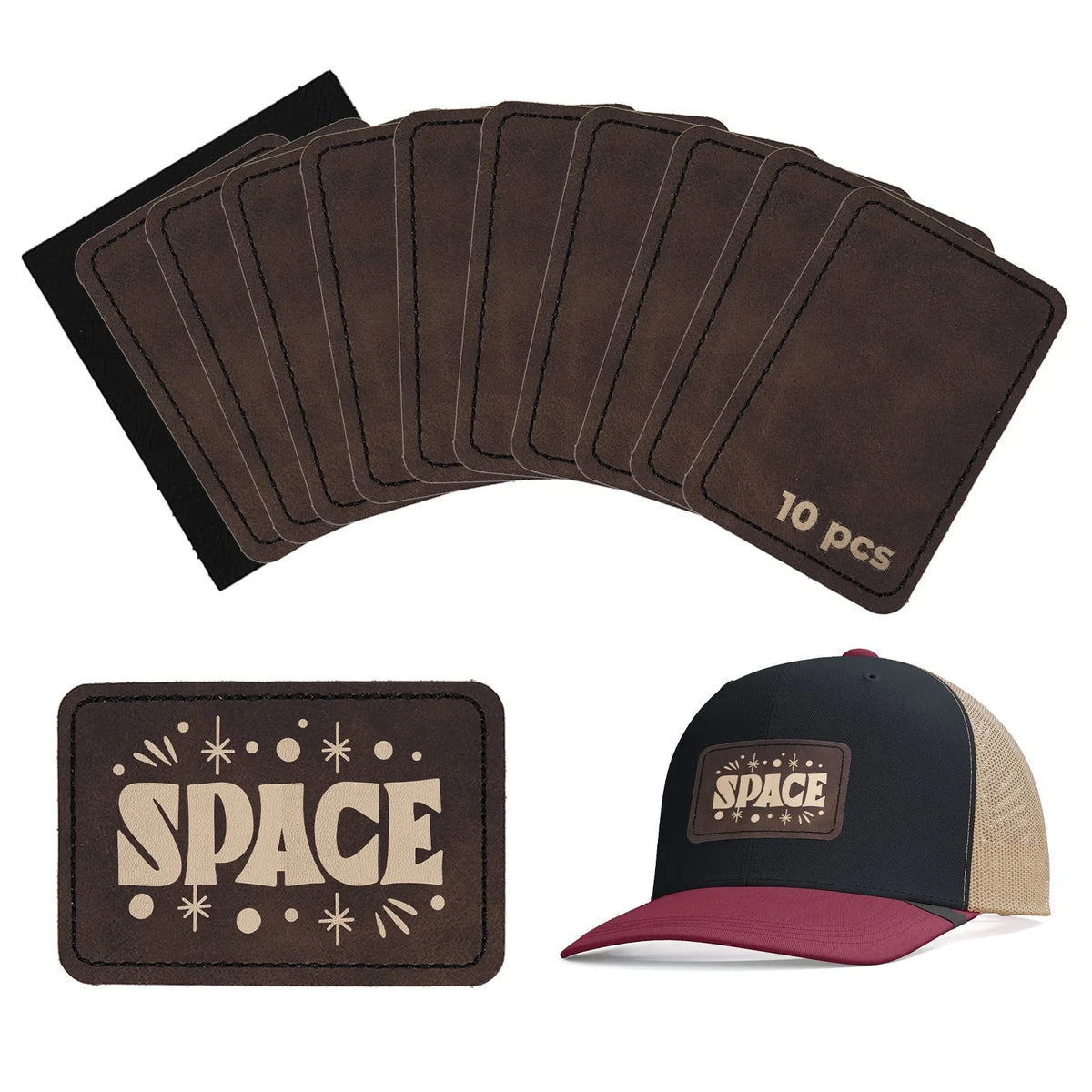 xTool Rectangular PU Iron-On Patch (10pcs) – ScreenPrinting.com