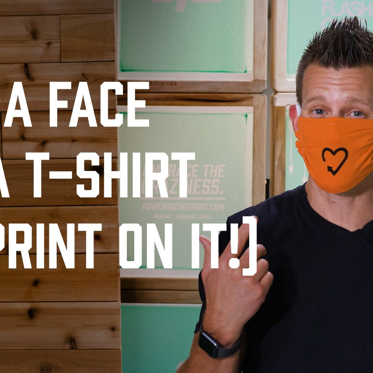 How to Make a Face Mask Out of a T-Shirt (and Screen Print on It ...