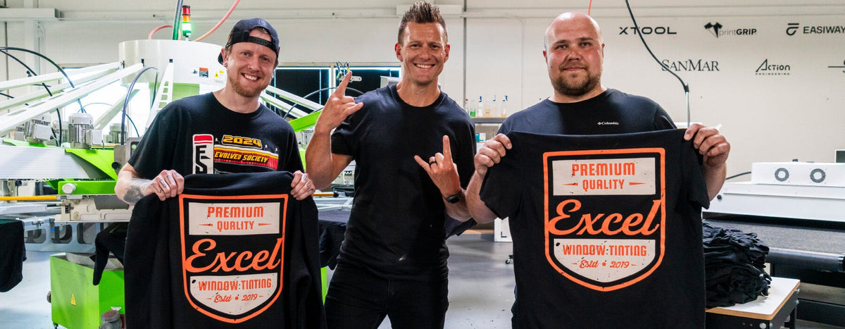 From Triblends to Hoodies: ROQ'ing Excel Window Tinting Team Shirts ...