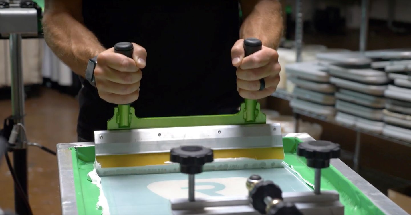 Print Easier with the BadAss Manual Squeegee | by ScreenPrinting.com