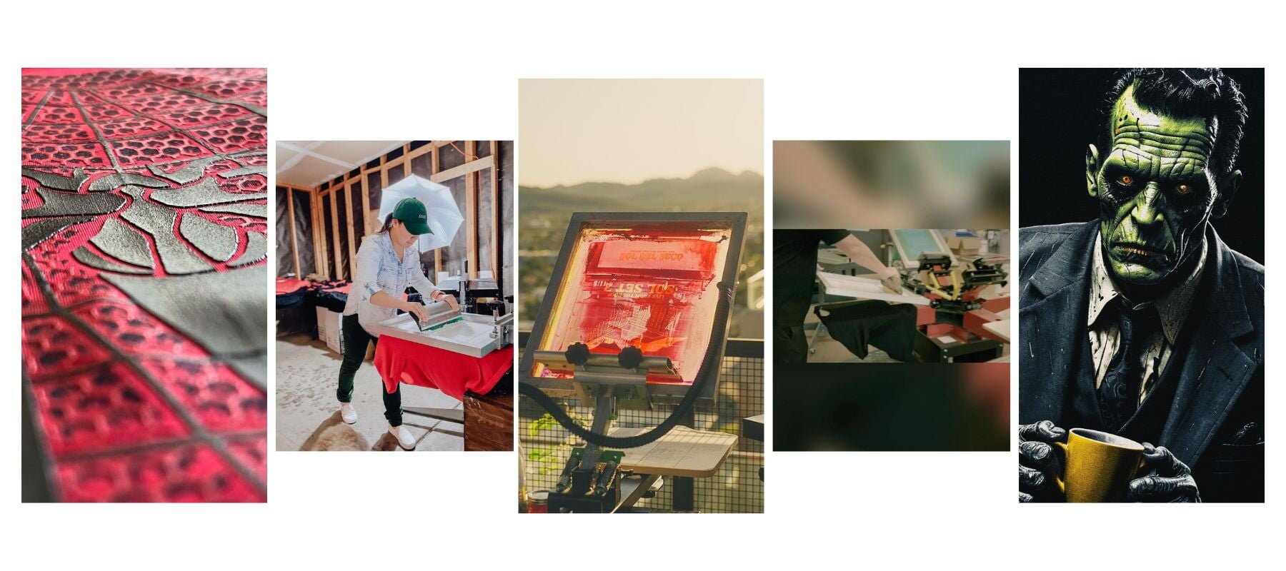 Screen Printing Art In Action - From Roof Top Printing To Realistic ...