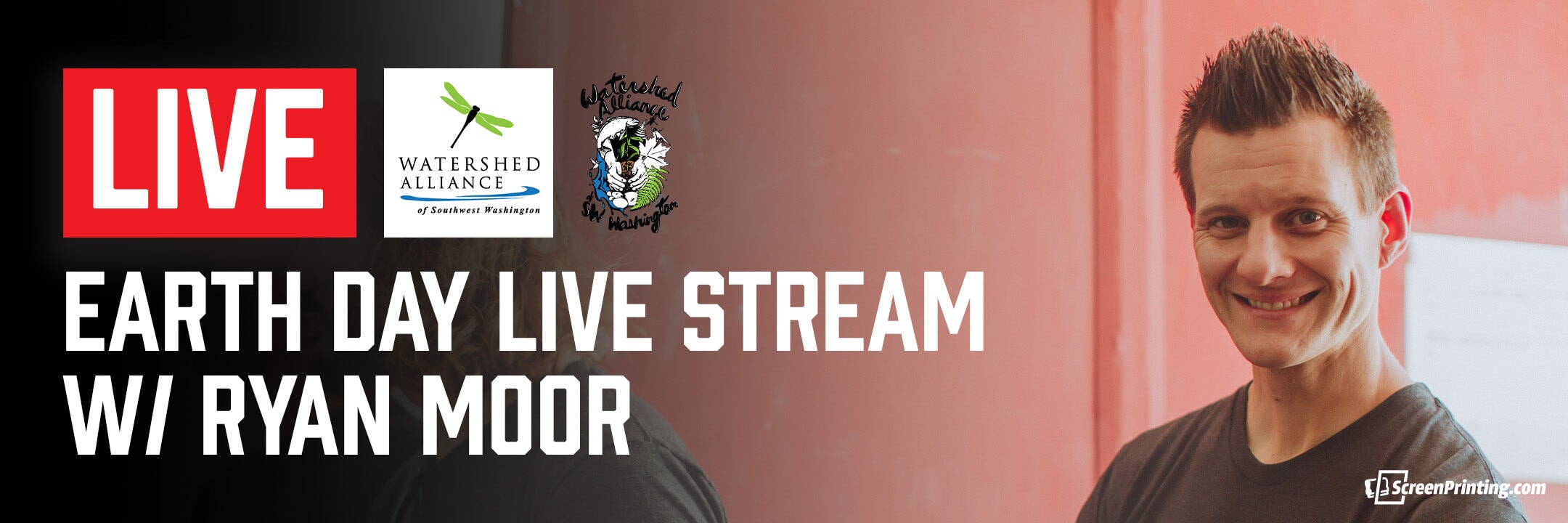 Screen Printing Volunteer Shirts with Ryan Moor Live Stream | by ...