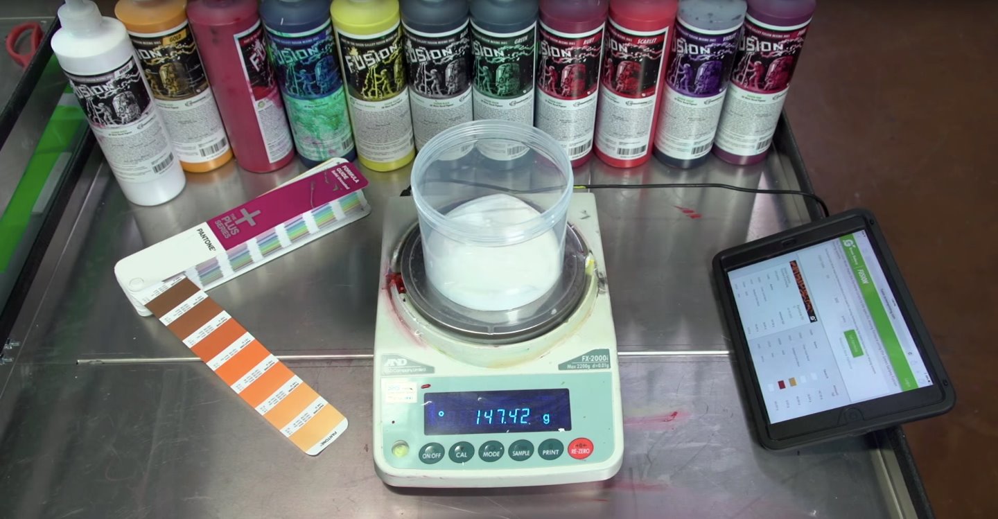 The Simple Trick To Mixing Water Based Ink | by ScreenPrinting.com