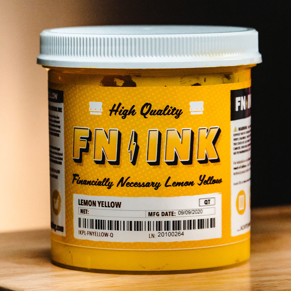 FN-INK™ Lemon Yellow Plastisol Ink – ScreenPrinting.com