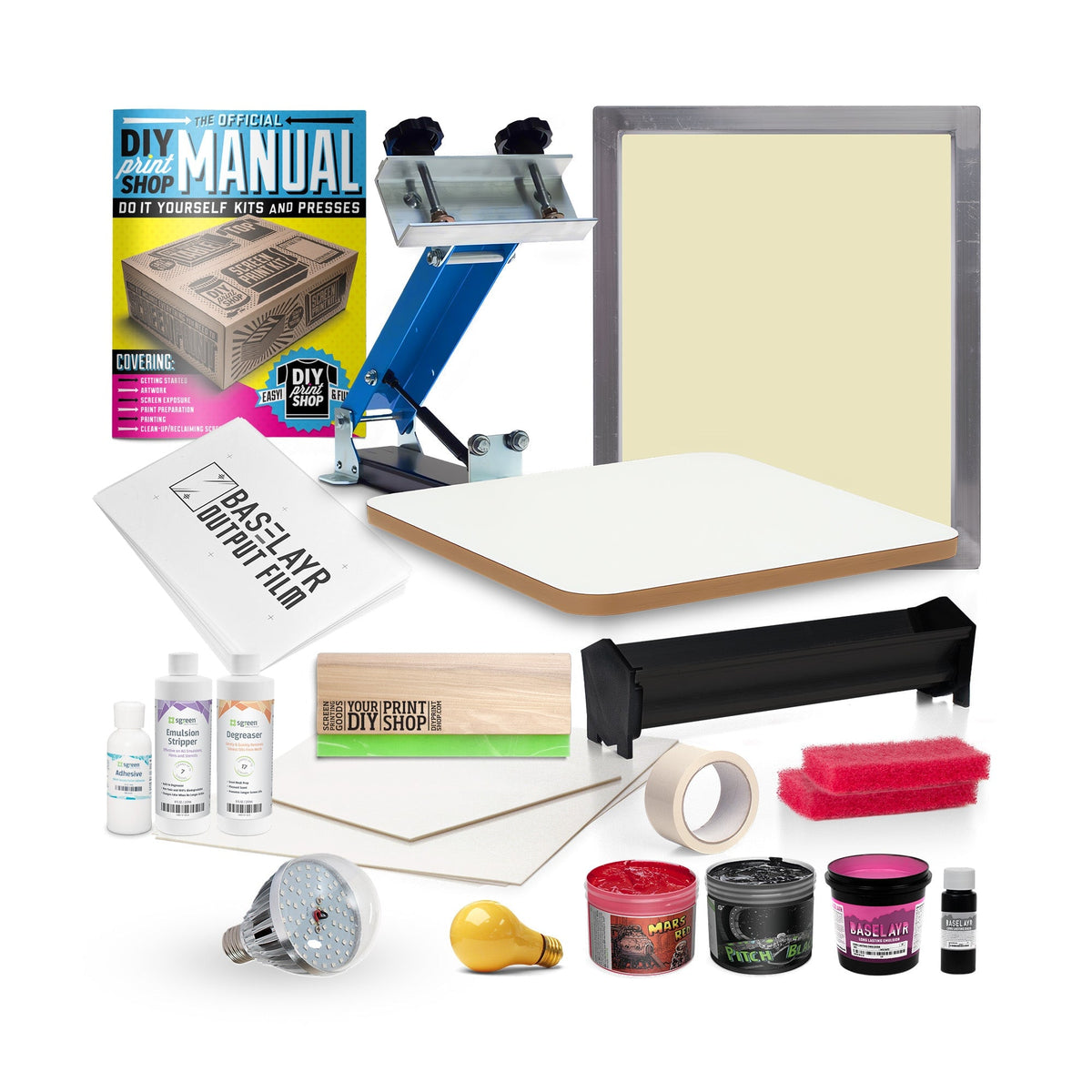DIY PRINT SHOP Awesome GIG Poster Screen Printing Kit | ScreenPrinting.com