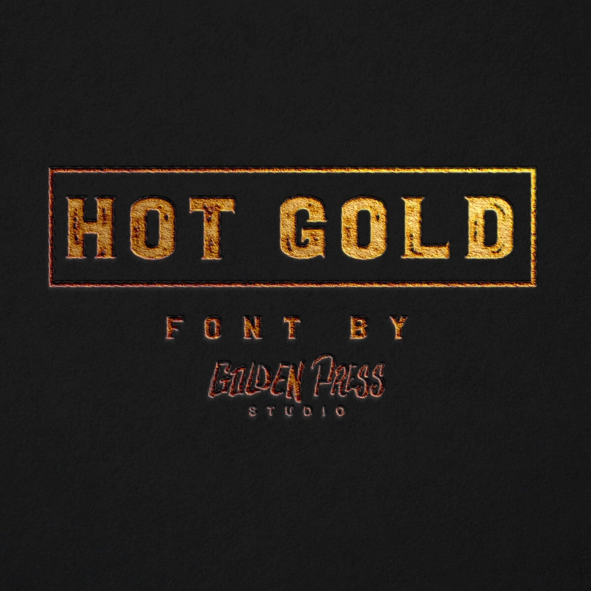 Hot Gold Font (Download Only) – ScreenPrinting.com