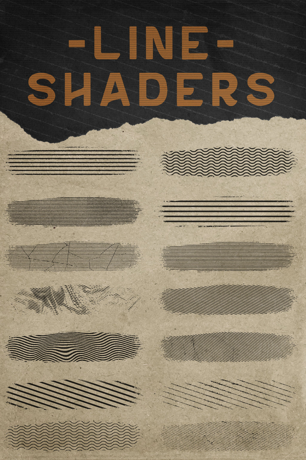 Line Shader Brush (Download Only) | by ScreenPrinting.com