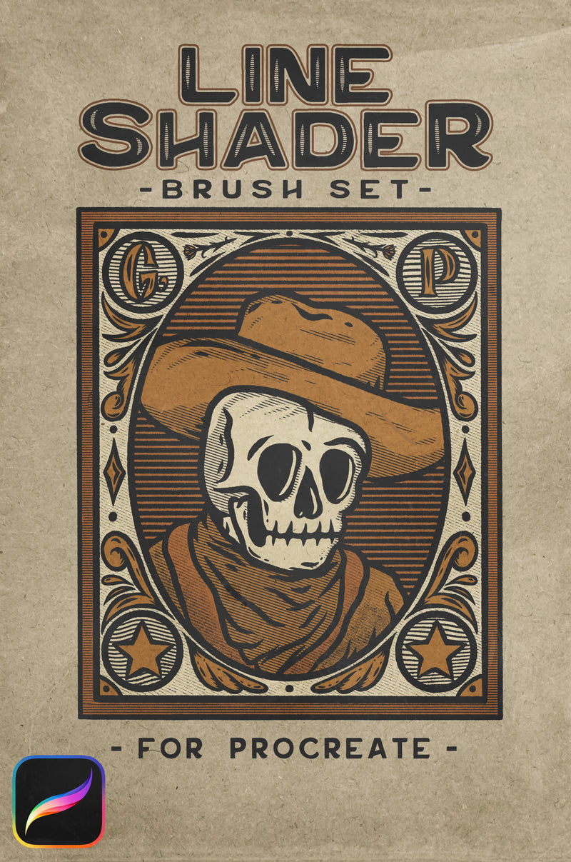 Line Shader Brush (Download Only) | by ScreenPrinting.com