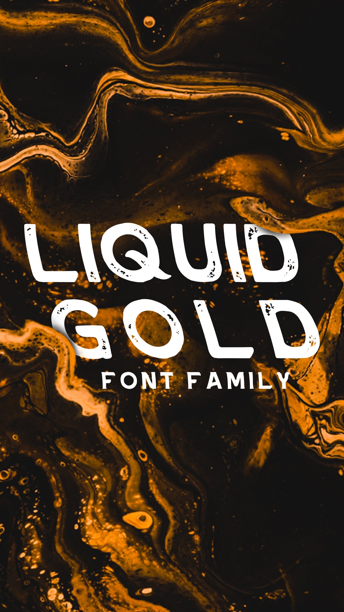 Liquid Gold Font (Download Only) | by ScreenPrinting.com