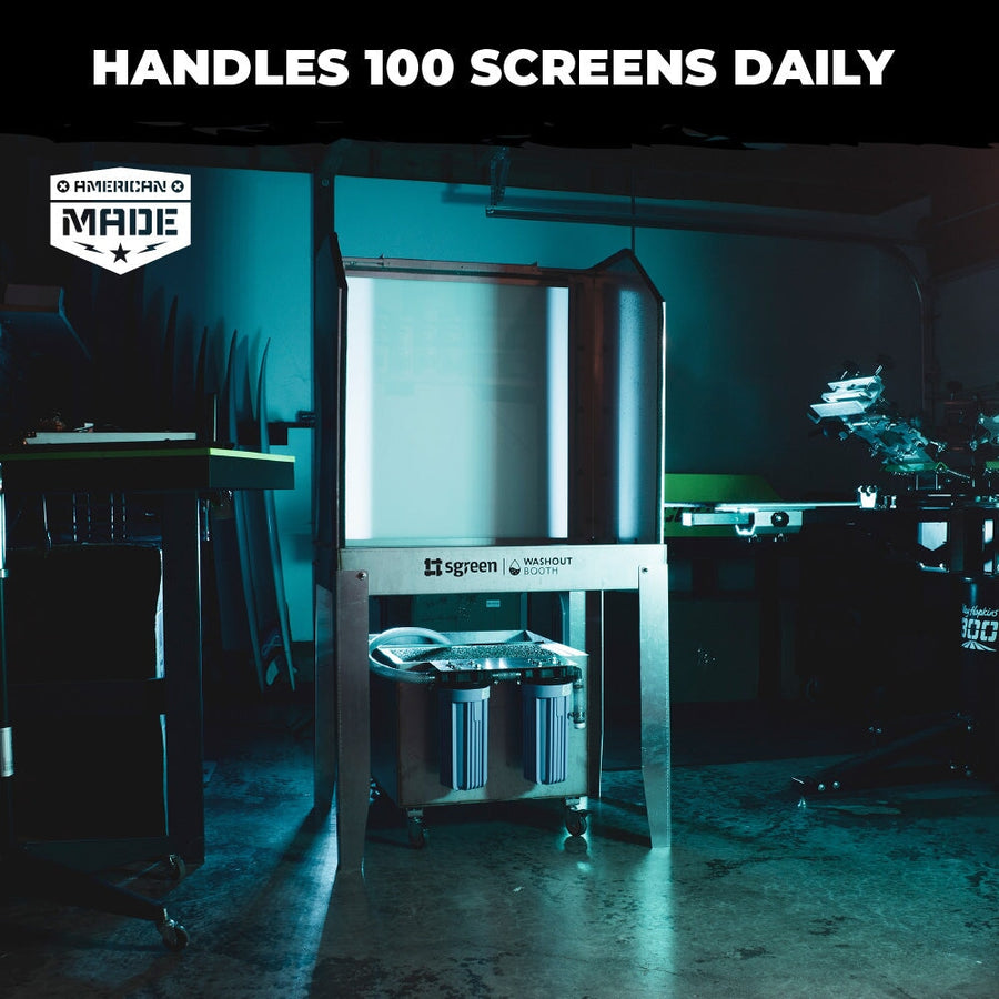 Sgreen Washout Booth Filtration System | Screenprinting.com ...