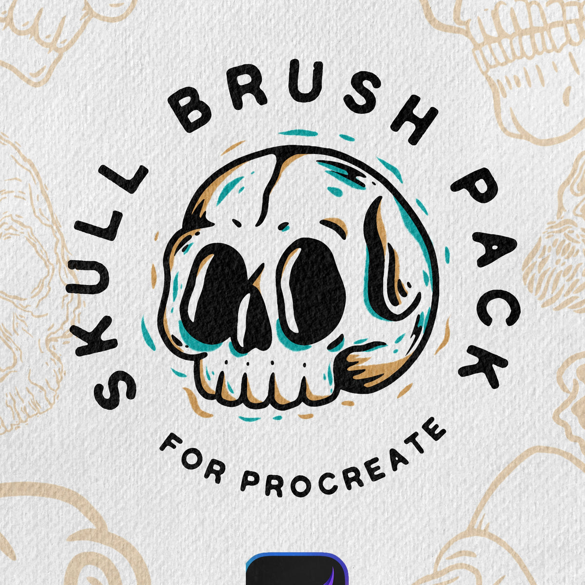 Skull Brush Pack (Download Only) – ScreenPrinting.com
