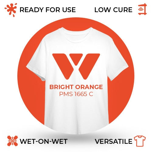 Wilflex Epic Rio RFU Bright Orange Plastisol Ink | by ScreenPrinting.com