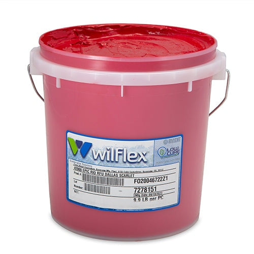 Wilflex Epic Rio RFU Dallas Scarlet Plastisol Ink | by ScreenPrinting.com
