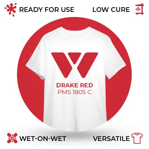 Wilflex Epic Rio RFU Drake Red Plastisol Ink | by ScreenPrinting.com
