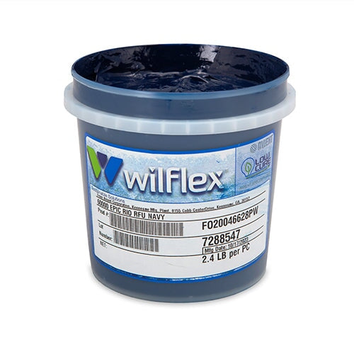 Wilflex Epic Rio RFU Navy Plastisol Ink | by ScreenPrinting.com