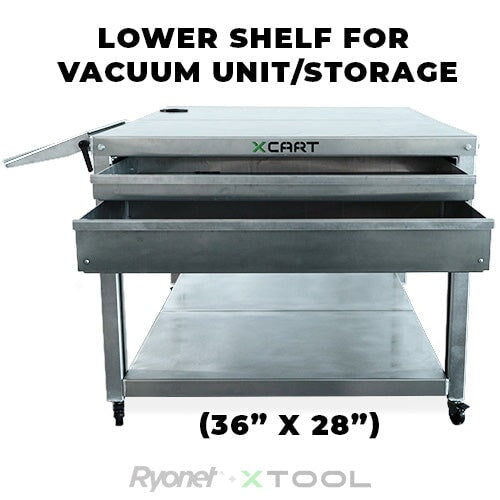xCart Aluminum Large Heavy Duty Cart for xTool Laser and Engravers ...