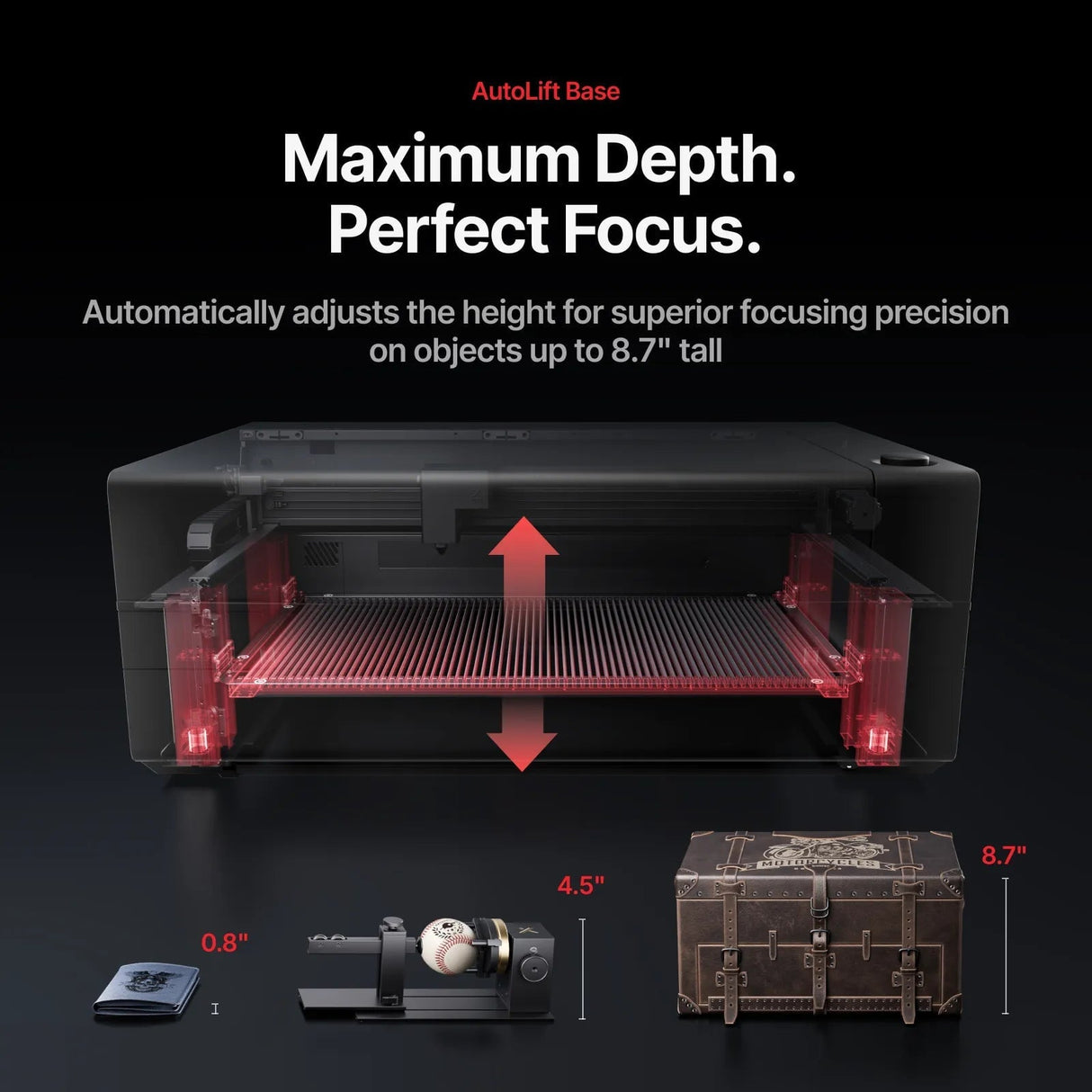 xTool P3 80W Flagship Desktop CO2 Laser Cutter with Intelligent Automa ...