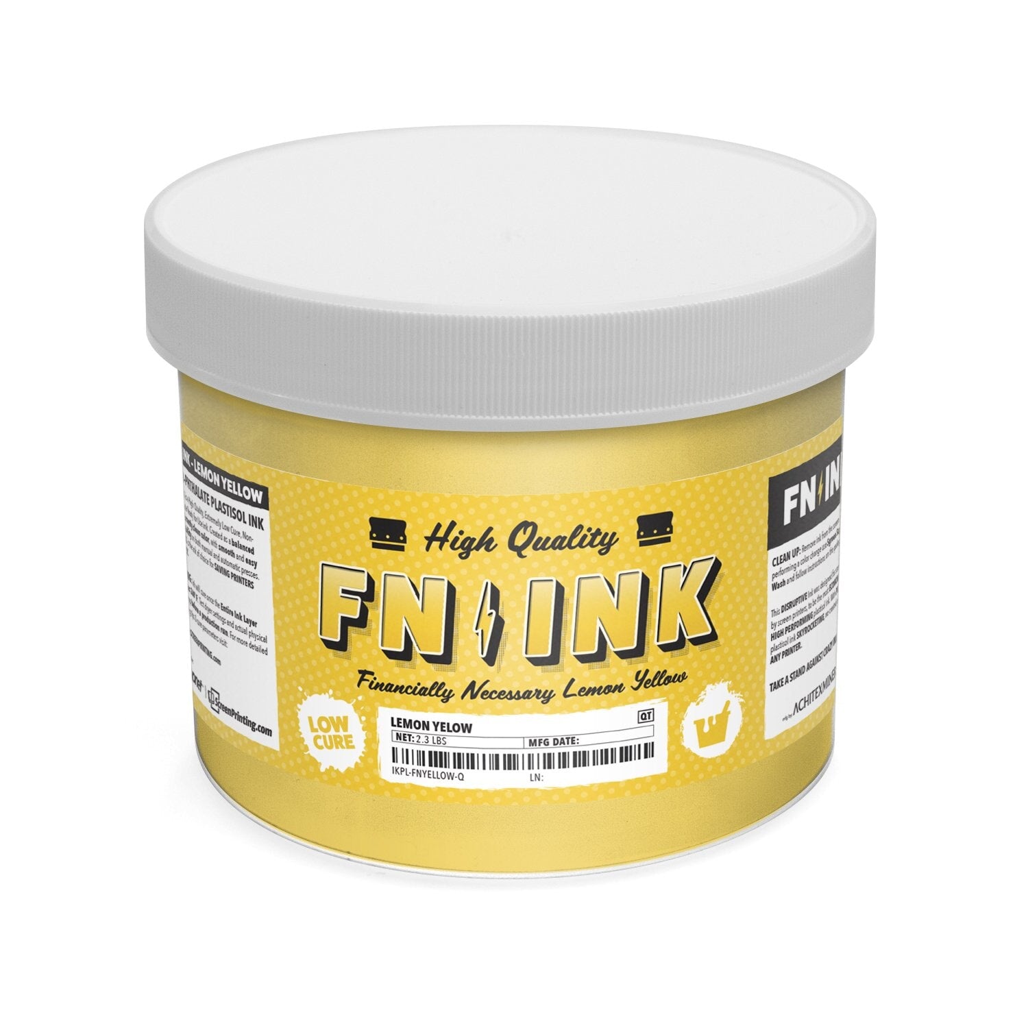 FN-INK™ Lemon Yellow Plastisol Ink | by ScreenPrinting.com