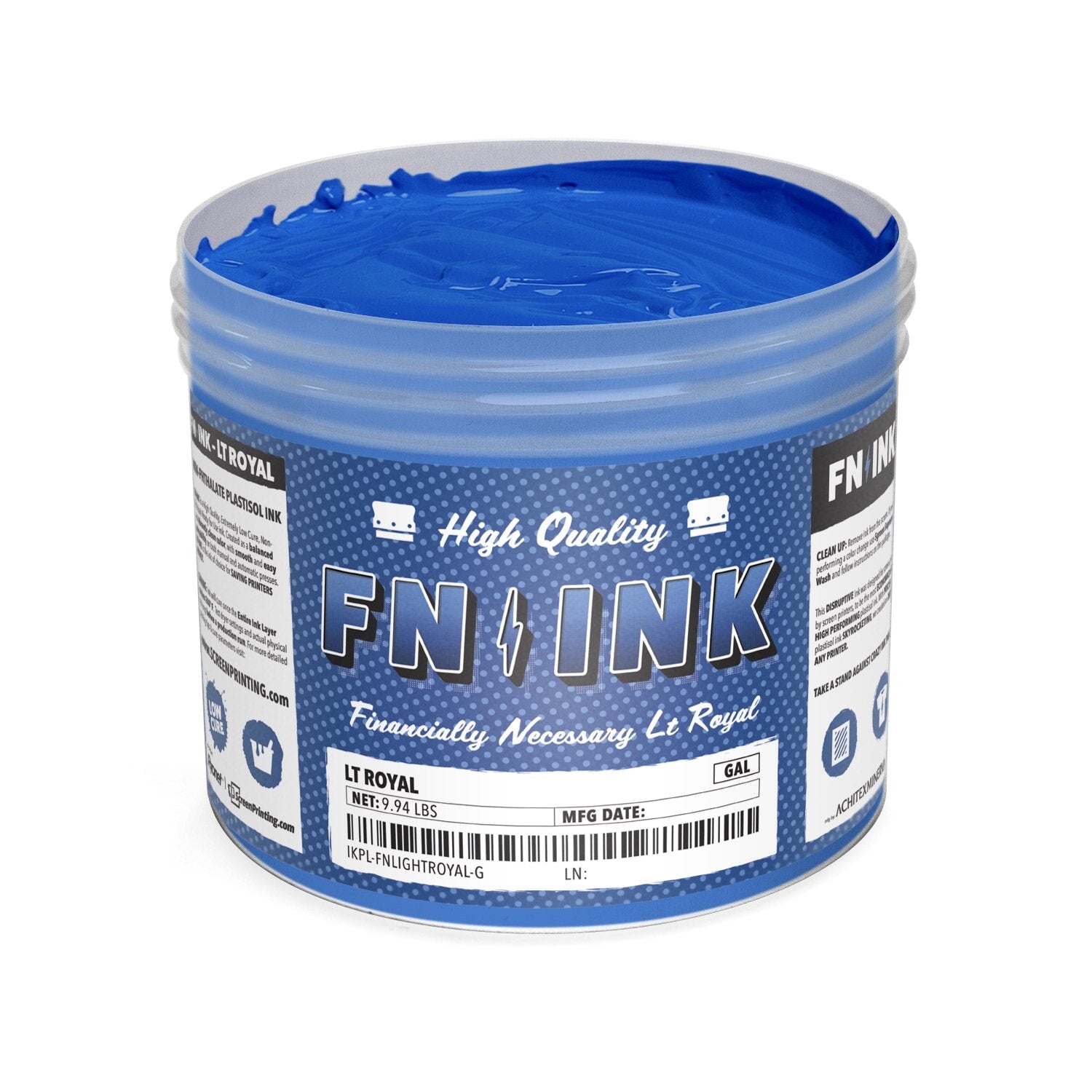 FN-INK™ Light Royal Blue Plastisol Ink | by ScreenPrinting.com