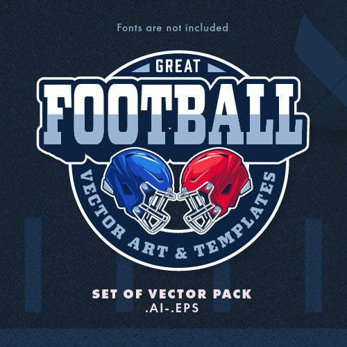 Football Vector Art Pack (Download Only) – ScreenPrinting.com