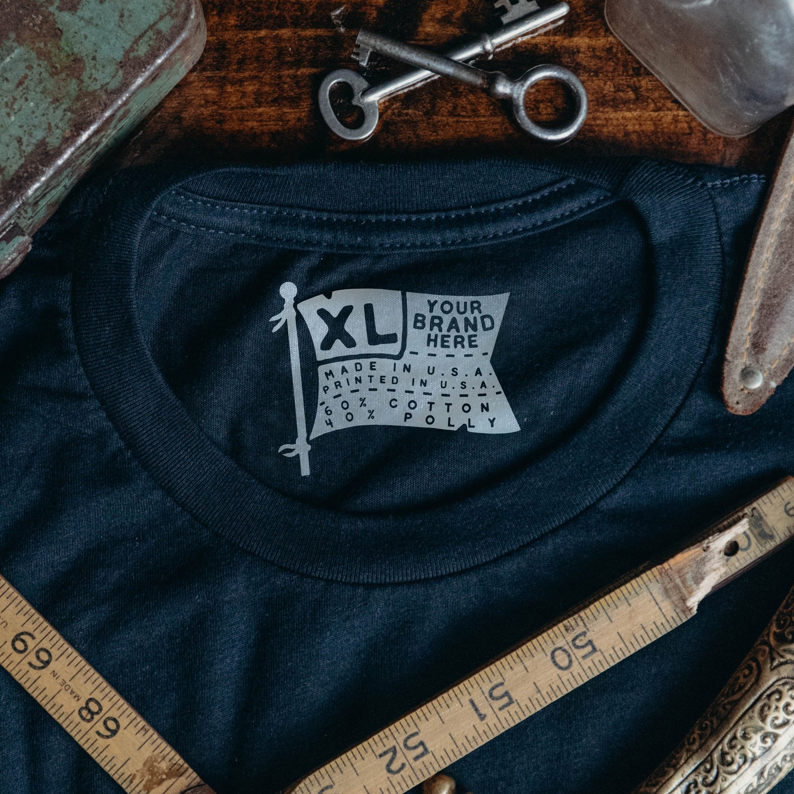 Hand Made Neck Label Pack (Download Only) | by ScreenPrinting.com