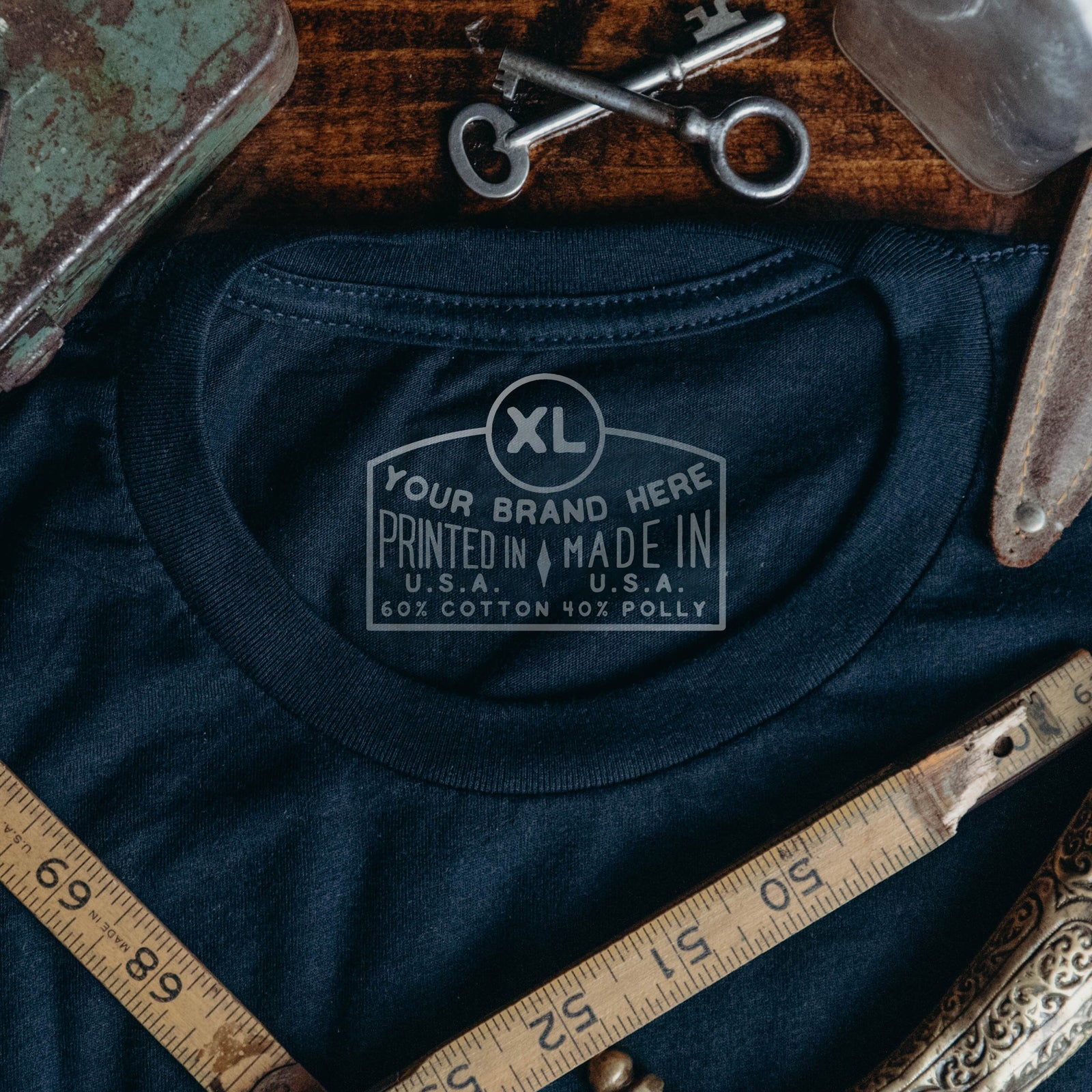 Hand Made Neck Label Pack (Download Only) | by ScreenPrinting.com