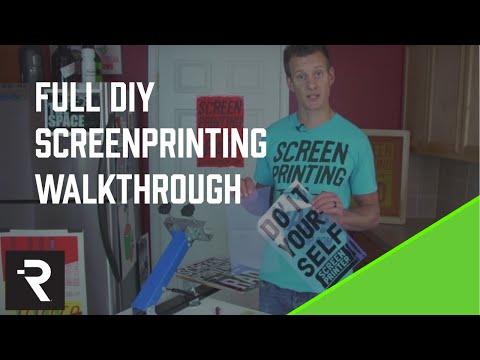 DIY Print Shop Original T-Shirt Screen Printing Kit Made To Make It ...