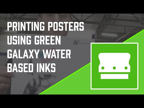 Green Galaxy Supernova Blue Water Based Ink | ScreenPrinting.com