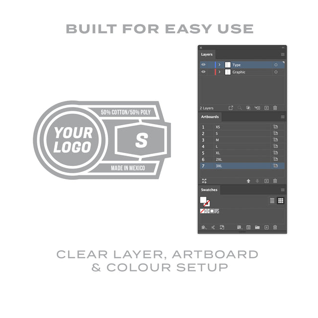 Neck Label Template Master Pack V1 (Download Only) – ScreenPrinting.com