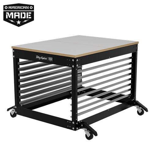 Riley Hopkins Multi-Station Screen Printing Press Cart | by ...