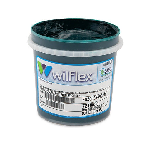 Wilflex Epic Rio Forest Green Plastisol Ink | ScreenPrinting.com by Ryonet